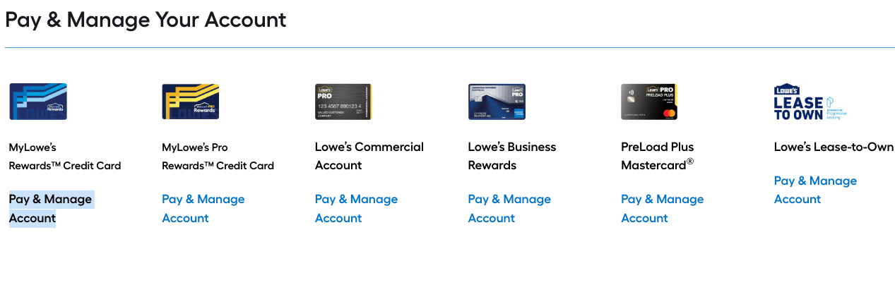 How Do I Make My Lowe's Credit Card payment - TheAppFlow